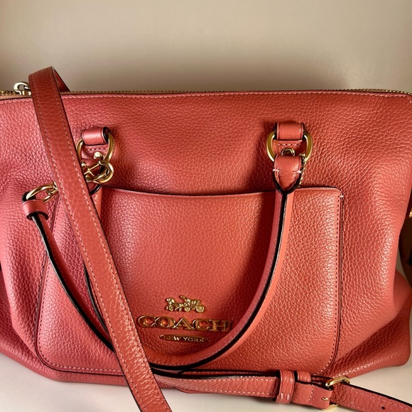 Coach | Bags | Coach Pink Shouldercrossbody Bag Great Shape | Poshmark